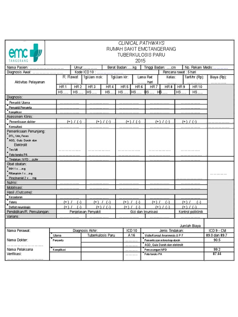 Pathway Tuberkulosis Paru 2015 | PDF