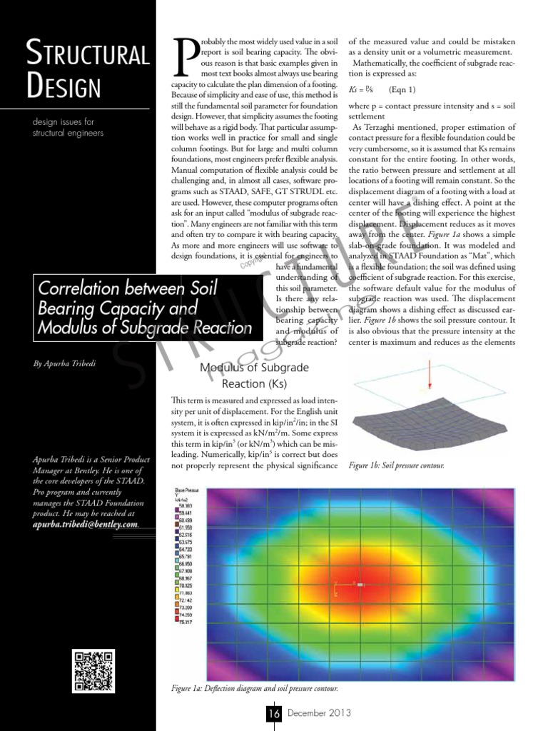 Corelation Between SBC and Subgrade Modulus PDF | PDF