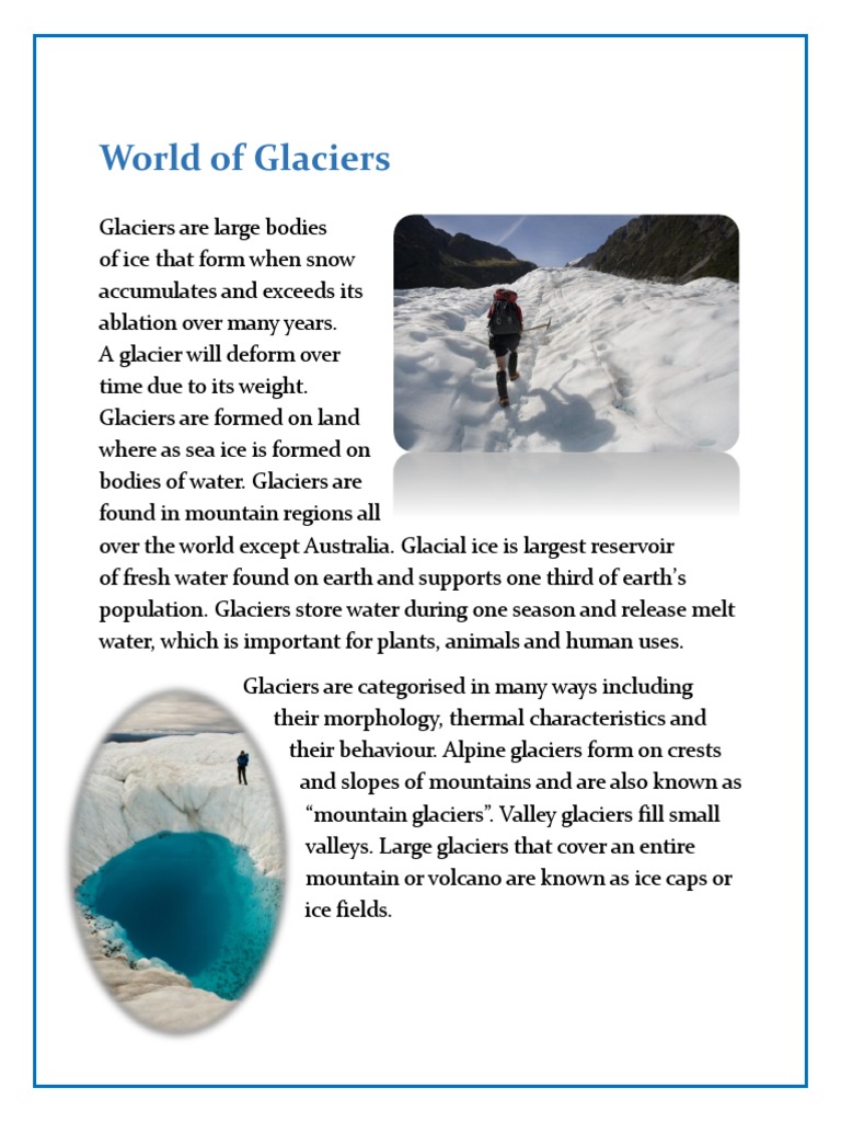 World of Glaciers | PDF