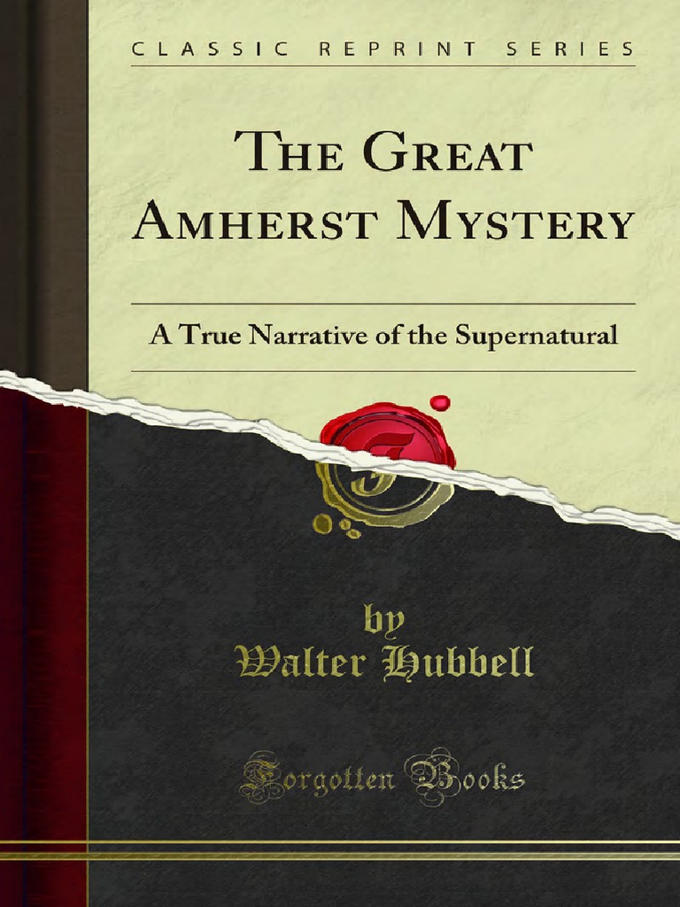 The Great Amherst Mystery by Walter Hubbell PDF | PDF