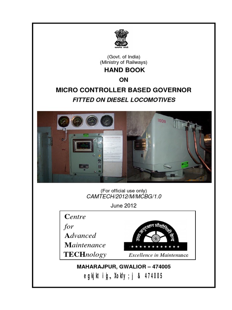 Handbook On Micro Controller Based Governor Fitted On Diesel ...