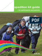 DofE Expedition Kit List 2025 | PDF