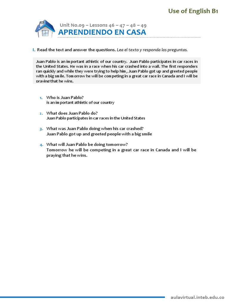 Aprendiendo en Casa (L46 A L49) | PDF