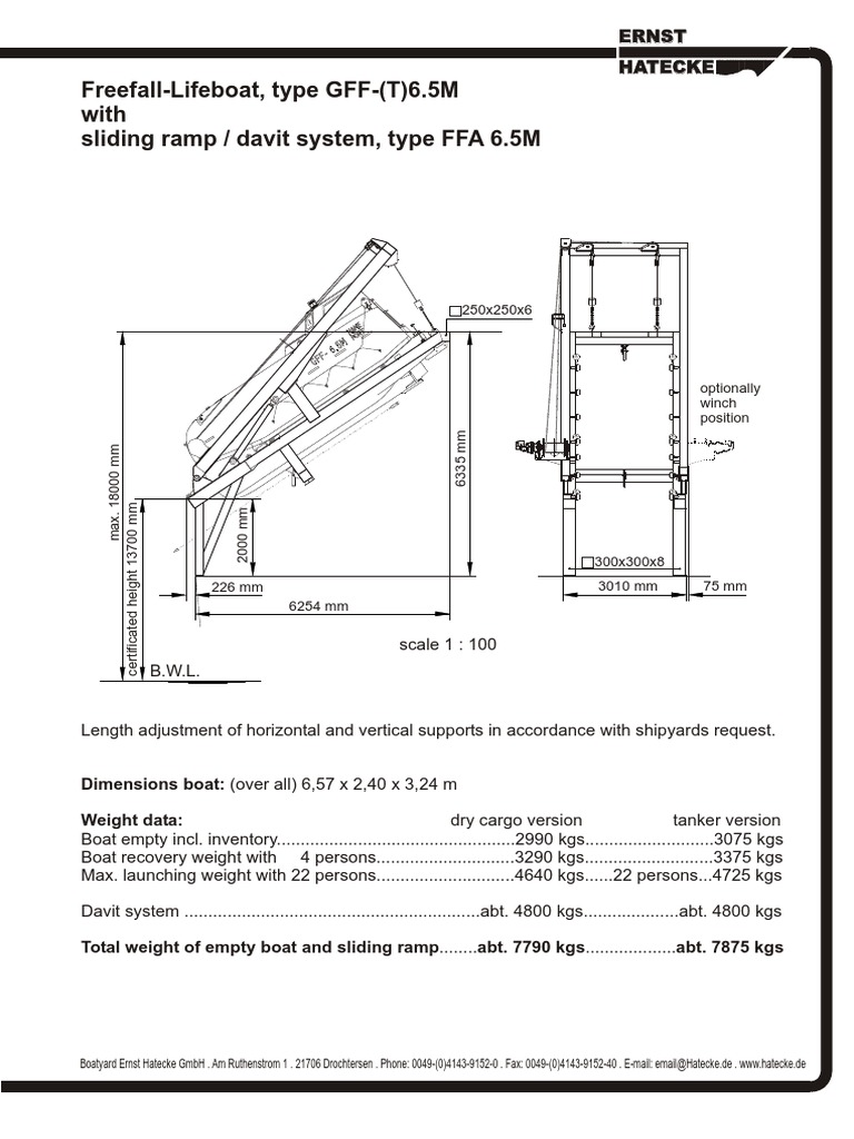 Catalog Lifeboat Free Fall PDF | PDF | Ships | Watercraft