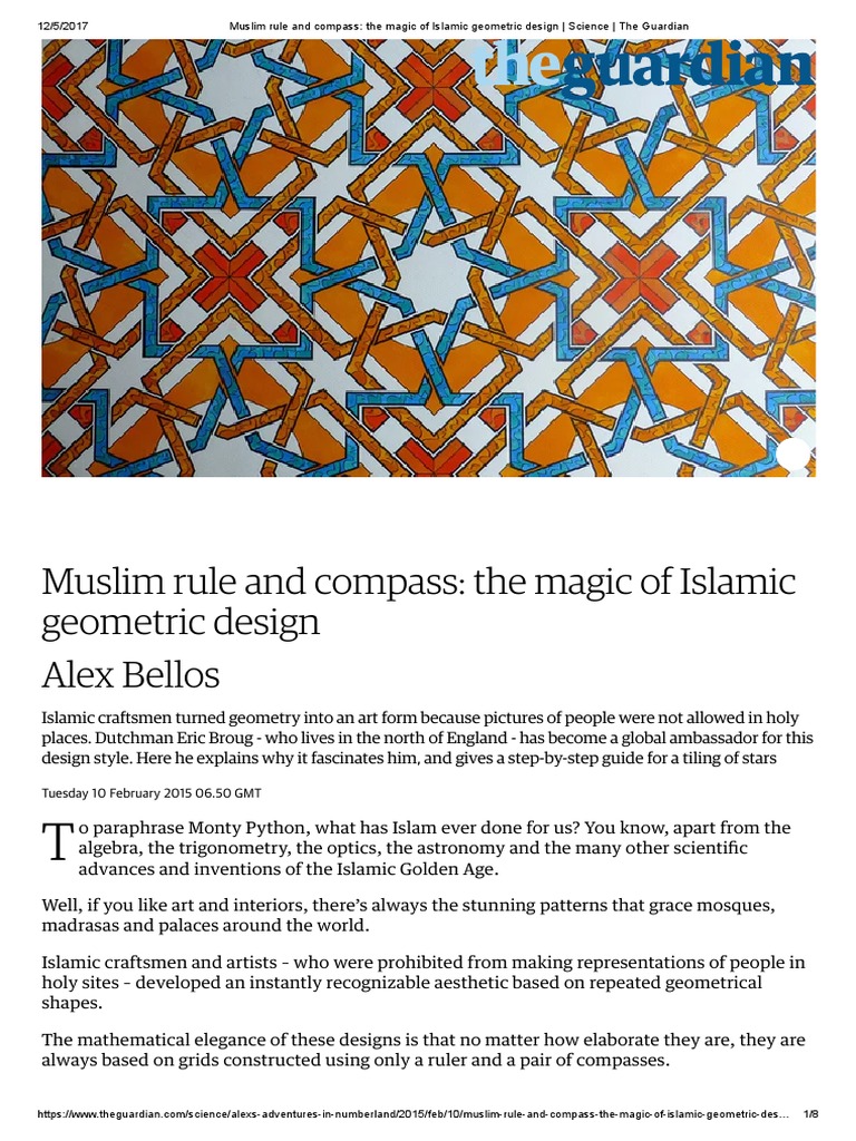Muslim Rule and Compass - The Magic of Islamic Geometric Design ...