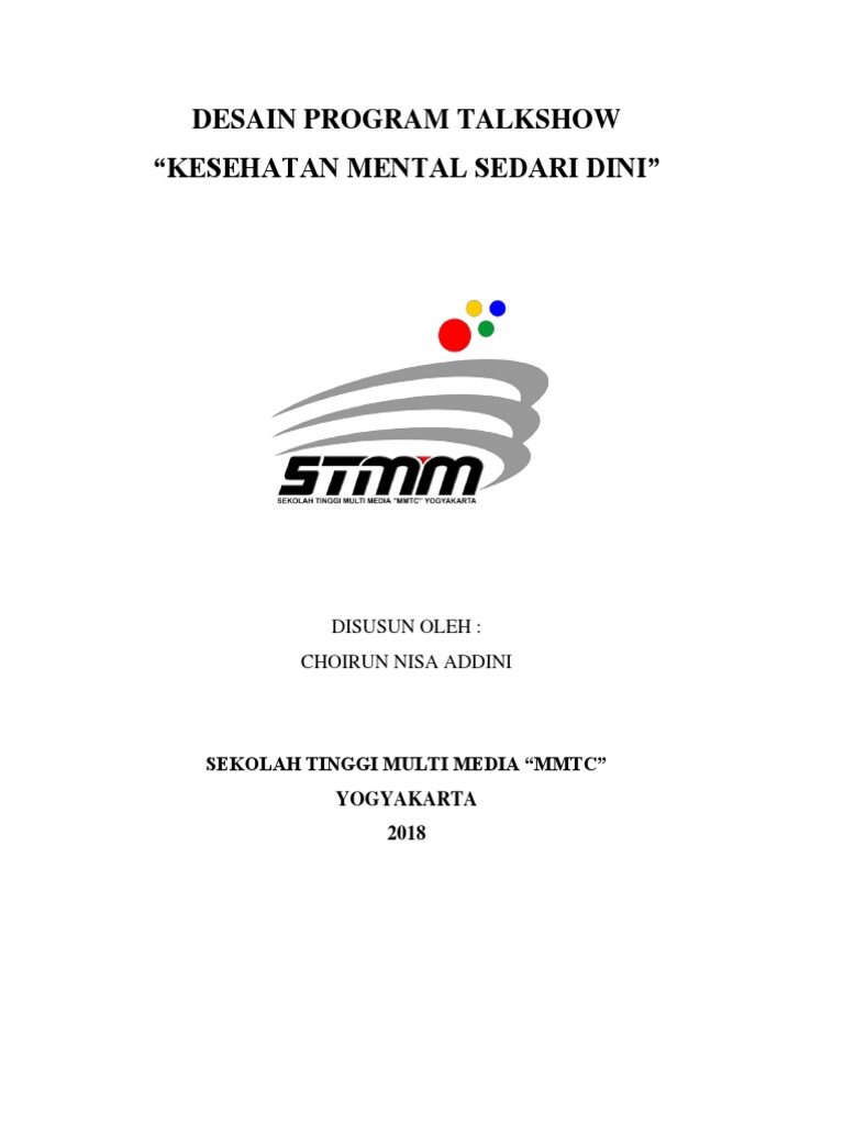 Talkshow Kesehatan Mental Dini | PDF | Kesehatan Holistik | Sains ...