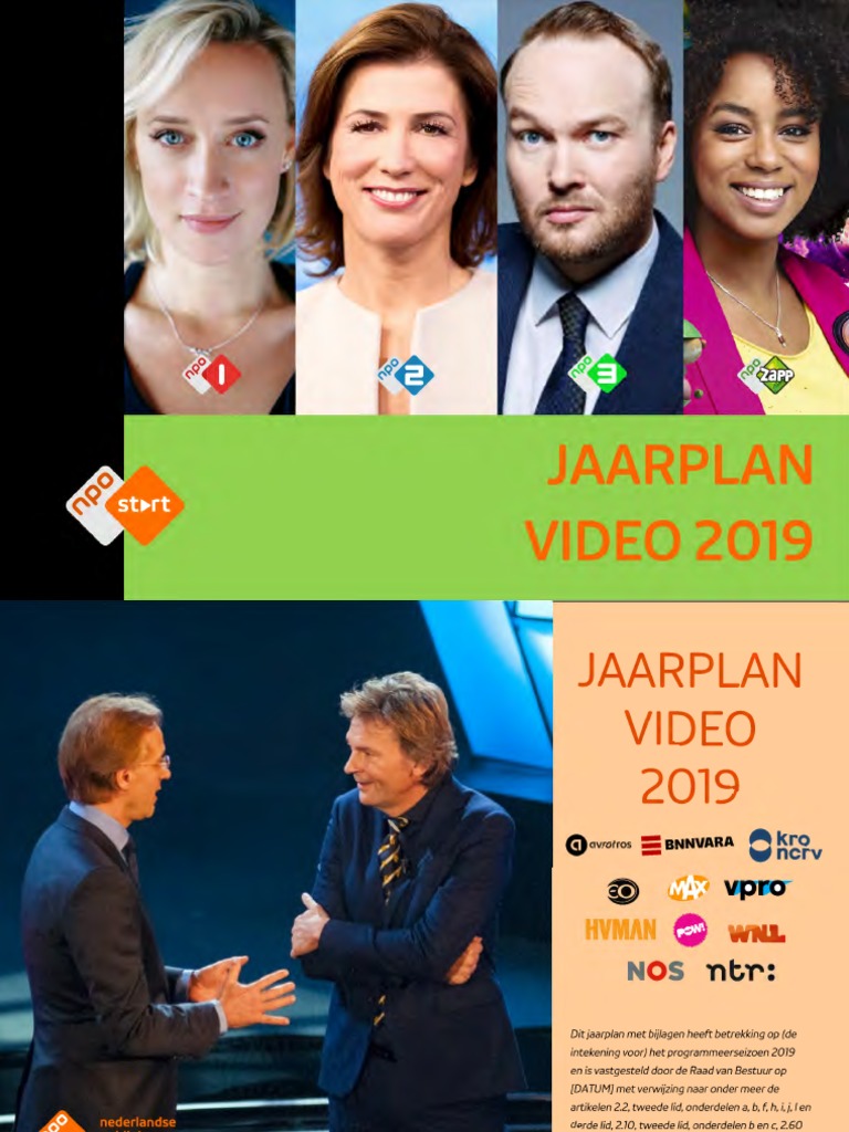 Jaarplan Video 2019 | PDF