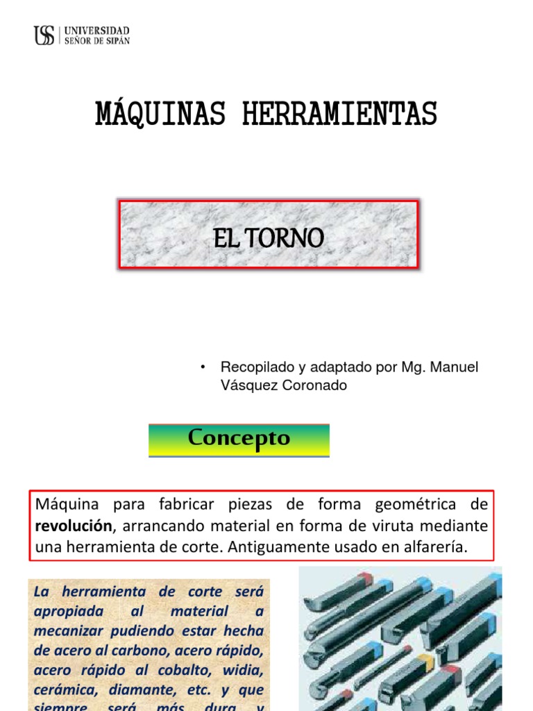 Maquinas y Herramientas-El Torno | PDF | Perforar | Mecanizado