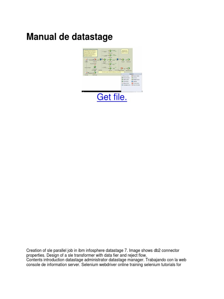 Manual de Datastage | PDF