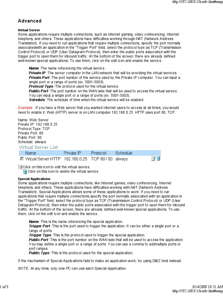 Advance | PDF | Port (Computer Networking) | Ip Address
