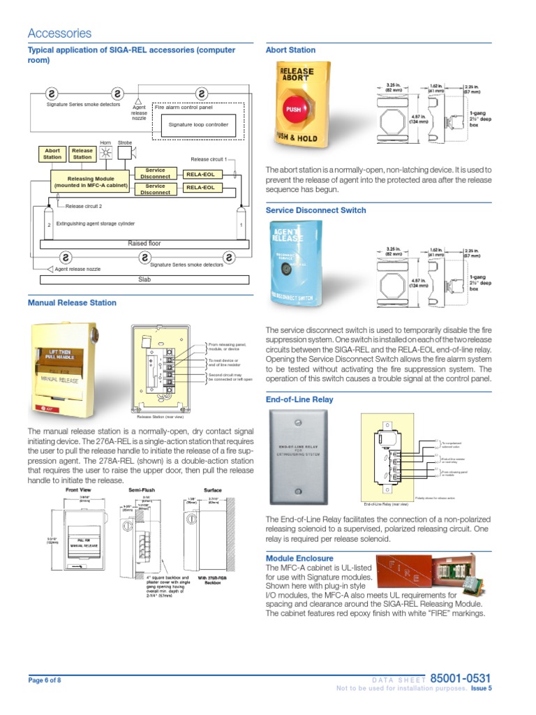 Releasing Module SIGA-REL.pdf | Relay | Switch