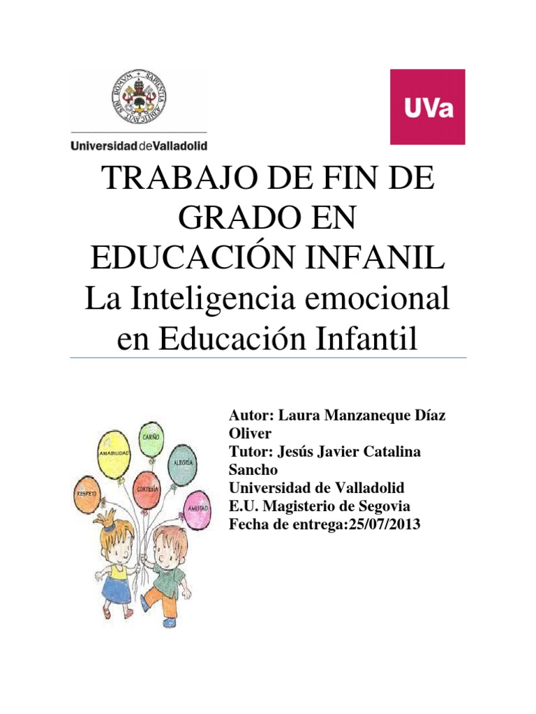TFG-B 314 PDF | PDF | Inteligencia emocional | Las emociones