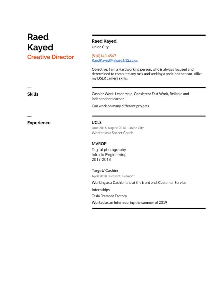 Raed Resume | PDF | Science | Engineering