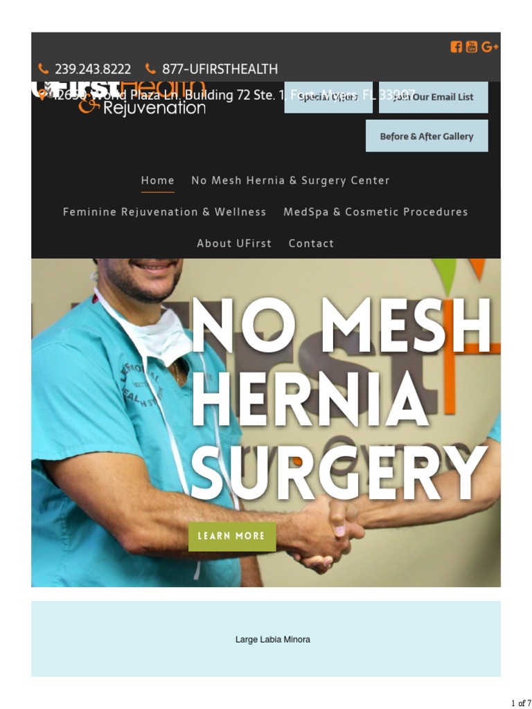 Labiaplasty - Revision of The Large Labia Minora | PDF | Mammal ...