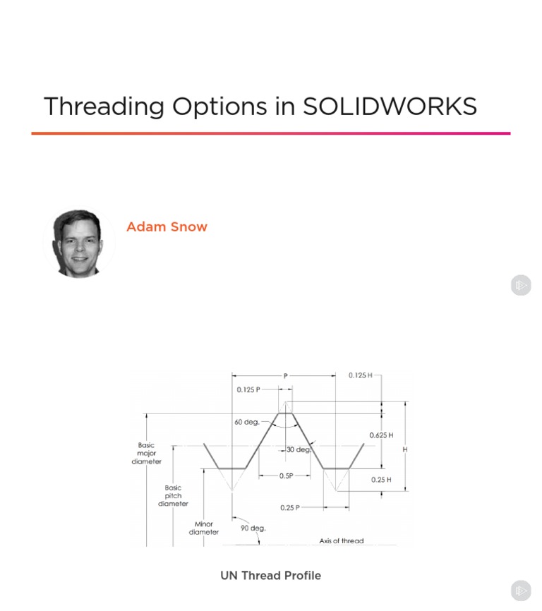 2 Solidworks Functional Threads m2 Slides | PDF