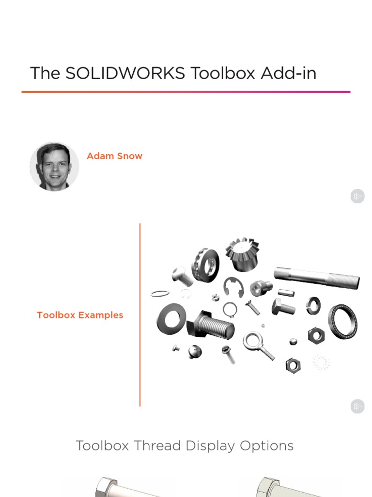 3 Solidworks Functional Threads m3 Slides | PDF