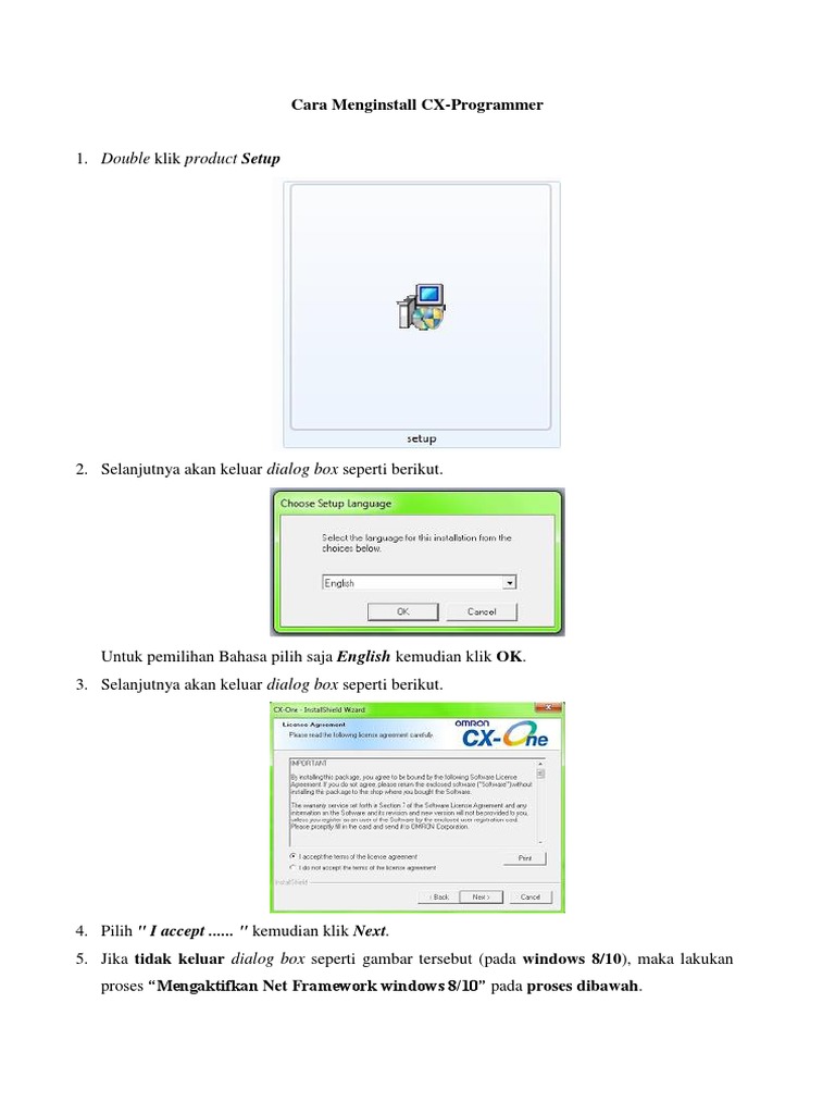 Tutorial Menginstall CX Programmer | PDF