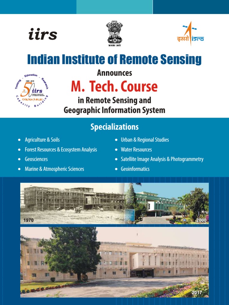 M Tech Course Brochure | PDF | Geographic Information System | Geomatics