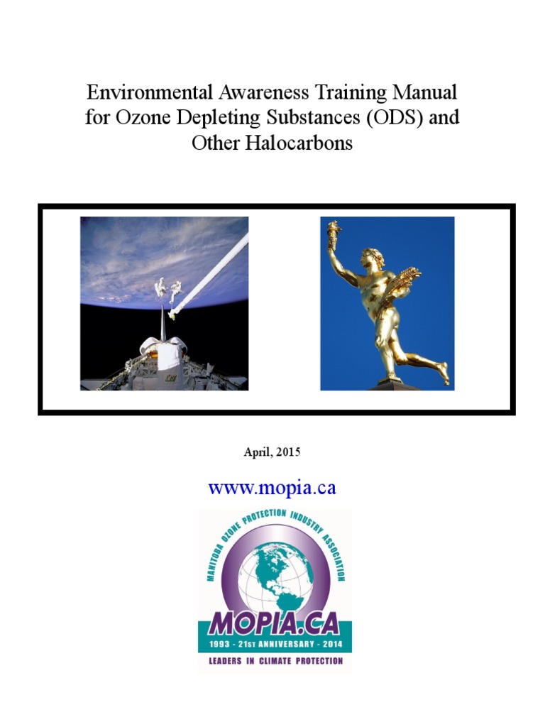 MOPIA Training Manual Official Version | PDF | Ozone Depletion ...