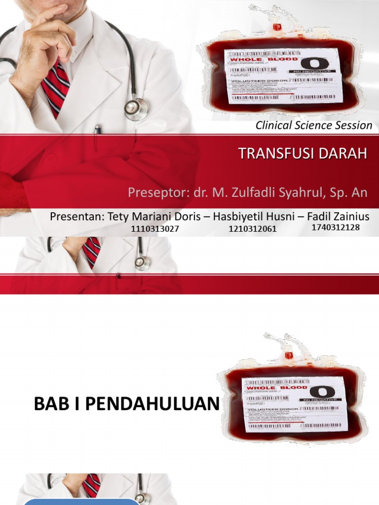 Transfusi Darah | PDF | Kesehatan Holistik | Sains & Matematika