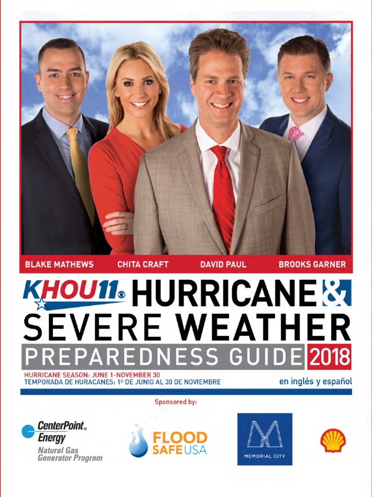 KHOU 11's 2018 Hurricane & Severe Weather Preparedness Guide | PDF