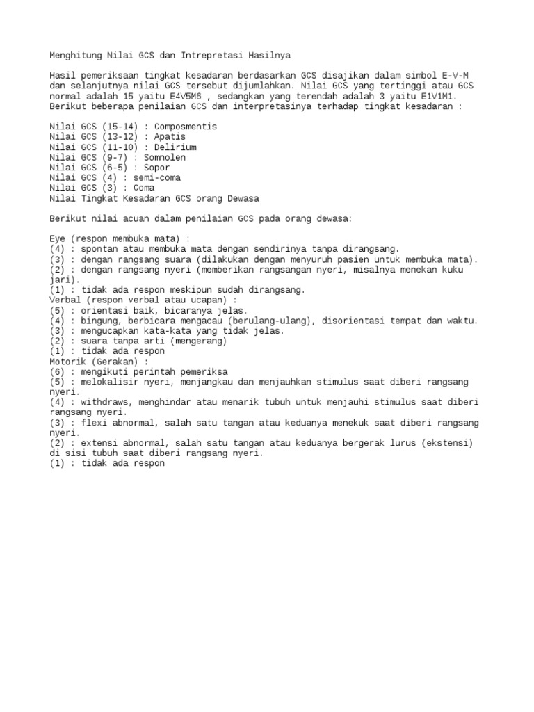 GCS Nilai | PDF