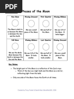 Earth-Moon-Sun Motion Lesson Plan | PDF | Moon | Solar System
