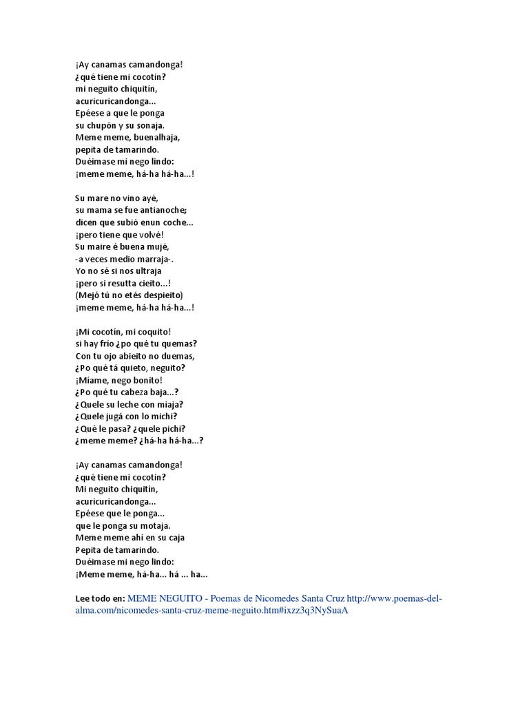 Meme Neguito | PDF