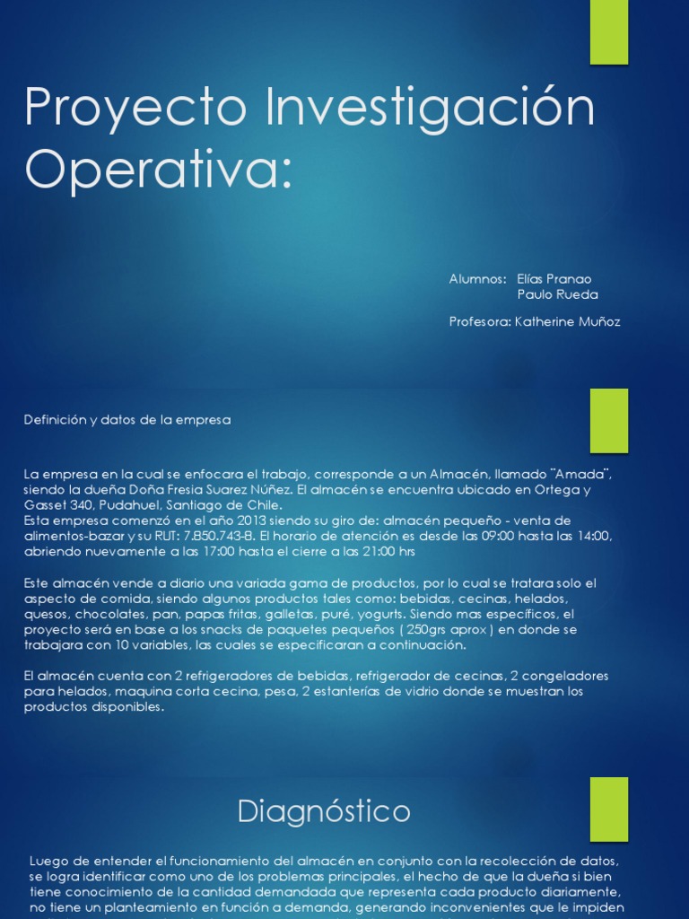 Prototipo Proyecto 1 | PDF | Alimentos | Business
