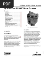 Fisher 2625, 2625SST, and 2625NS Volume Boosters: Scope of Manual | PDF ...