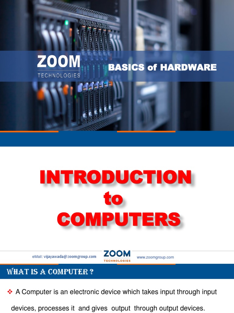 Basics of Hardware | PDF | Computer Data Storage | Random Access Memory