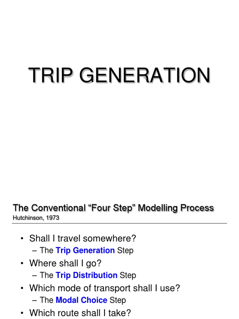 Trip Generation | PDF | Analisis Regresi | Korelasi dan Ketergantungan