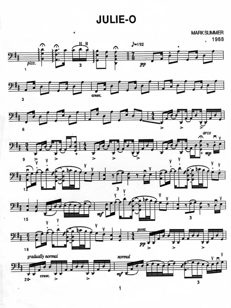 summer, mark - julie-o for solo cello.pdf