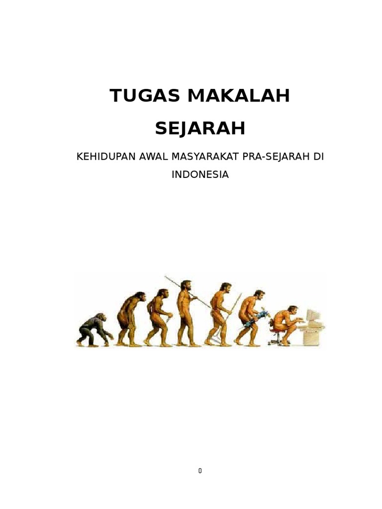 Sejarah Kehidupan Awal Manusia Indonesia | PDF | Kajian Bahasa Asing