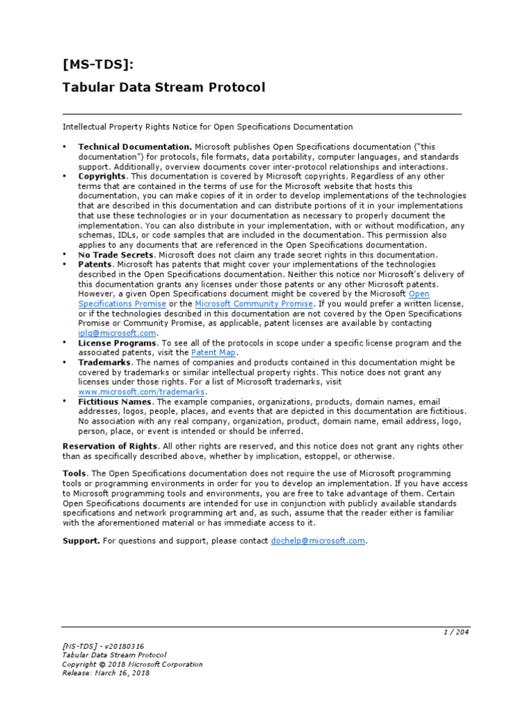 MS TDS | PDF | Microsoft Sql Server | Information Technology Management