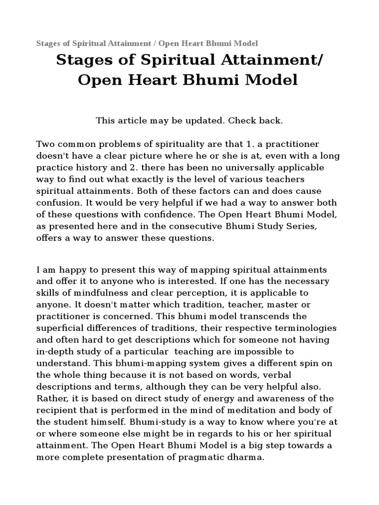 Bhumi Model | PDF | Vajrayana | Dzogchen