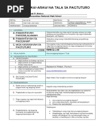 Rubrics Sa Pagbigkas NG Tula | PDF