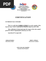 Certificate INTRAMS | PDF