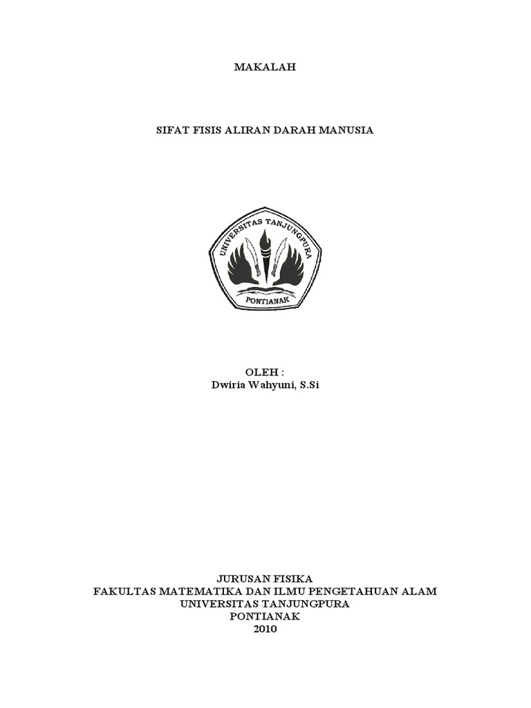 Sifat Fisis Aliran Darah Manusia | PDF