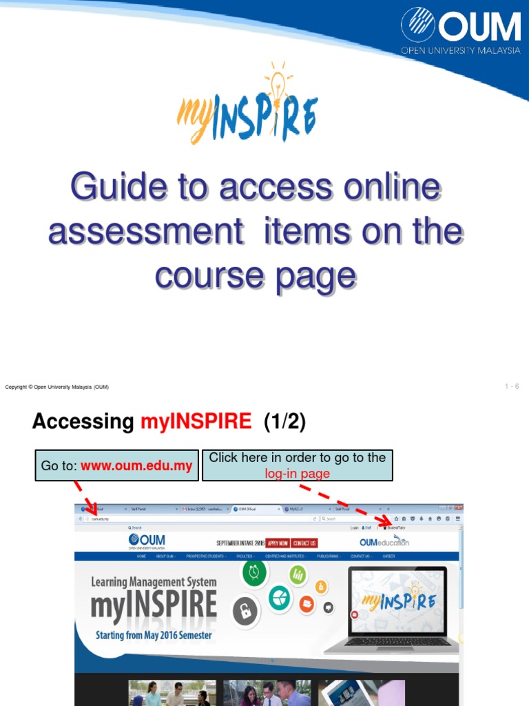 Guide To Access Online Assessment Revised On 3 Oct | PDF | Internet ...