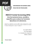 FAB Test Evaluacion Frontal | PDF | Cognición | Prueba / examen