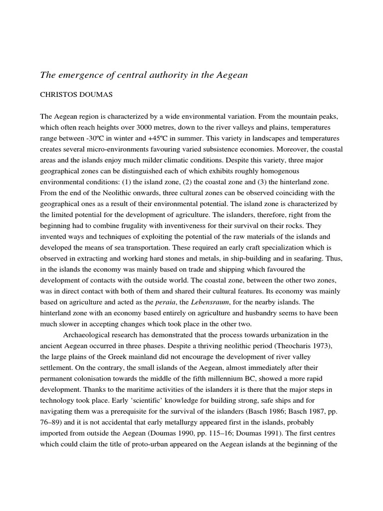 A 9397-f Doumas | PDF | Mycenaean Greece | Archaeology