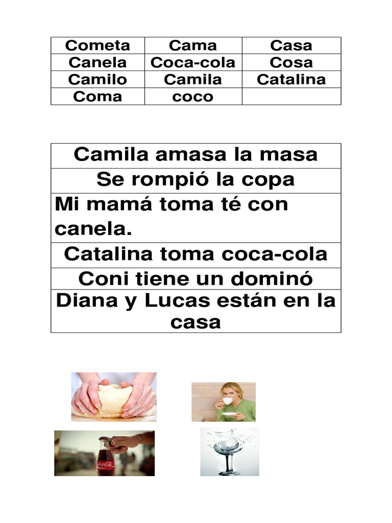 Actividad Letra C | PDF