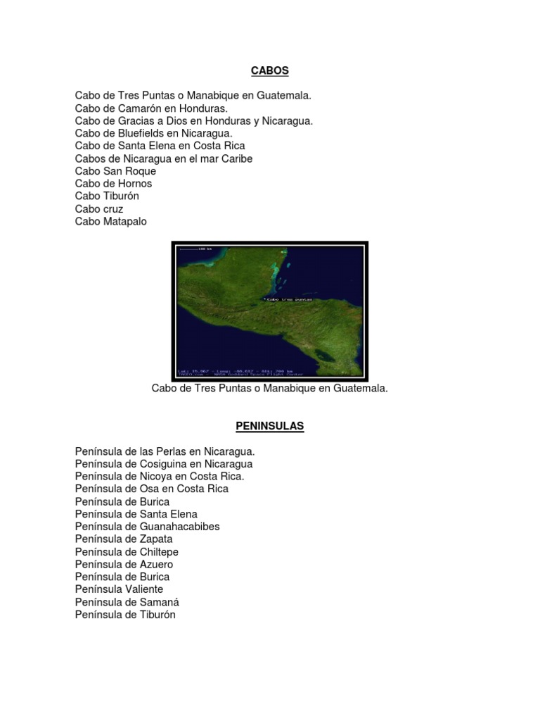 CABOS | PDF | Geografía Física | Earth Sciences