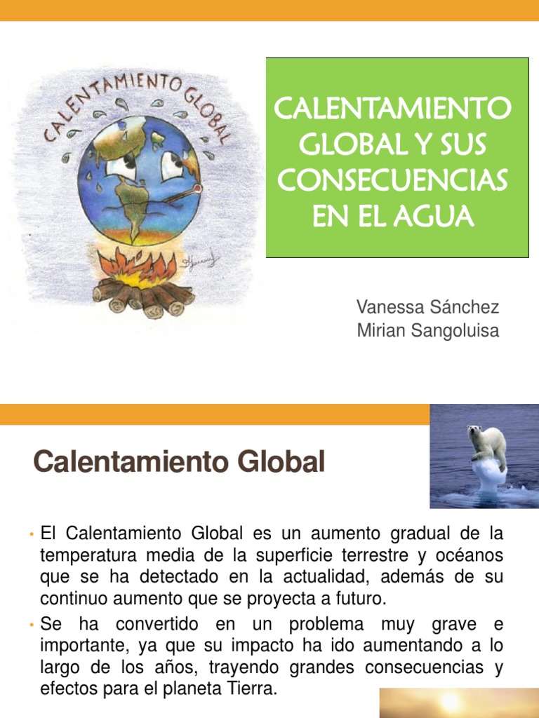 Calentamiento Global y Sus Consecuencias en El Agua | PDF | Aumento del ...