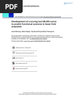 Comprehensive Amputee Assessment Tools | PDF | Prosthesis | Self Report ...