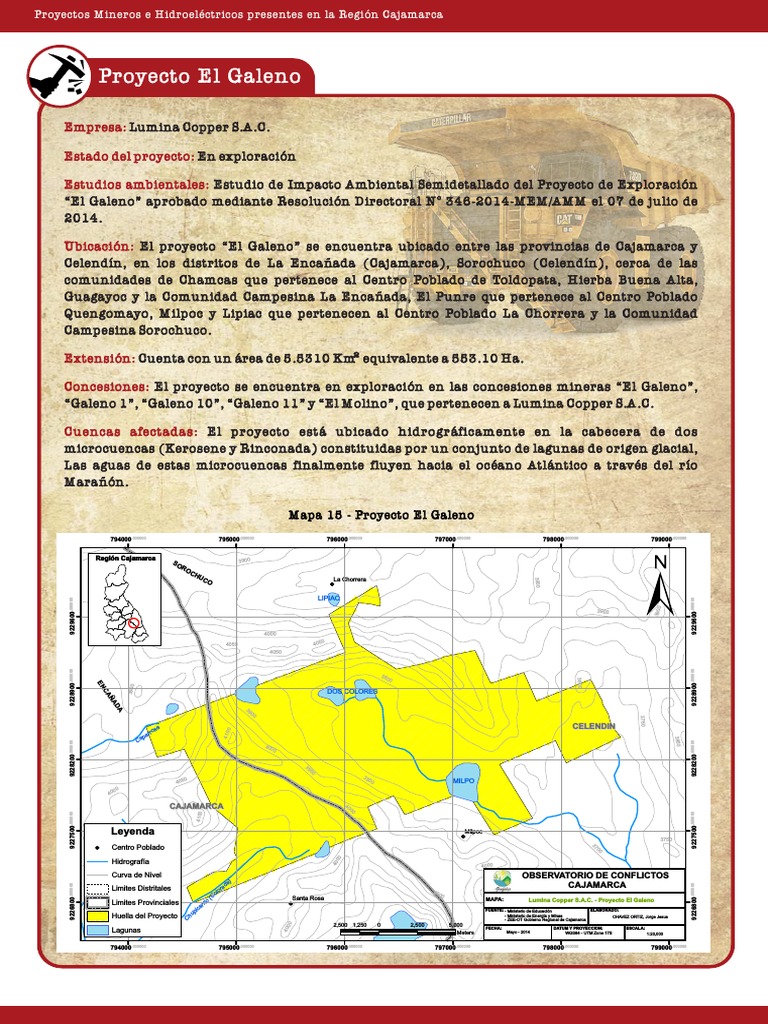 Proyecto El Galeno en Cajamarca | PDF | Naturaleza | Business