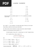 Matematică - Exerciții Rezolvate - Logaritmi Rezolvați | PDF