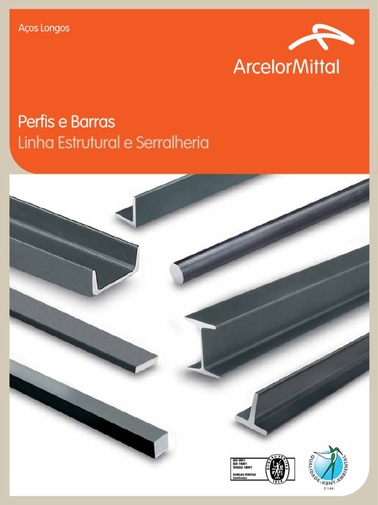 Arcelor_Mittal_Perfis_e_Barras.pdf | Aço | Indústrias