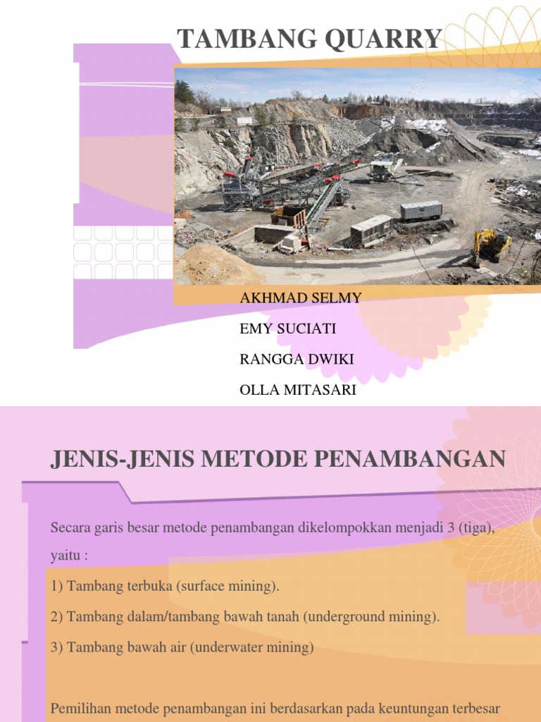 Quarry | PDF